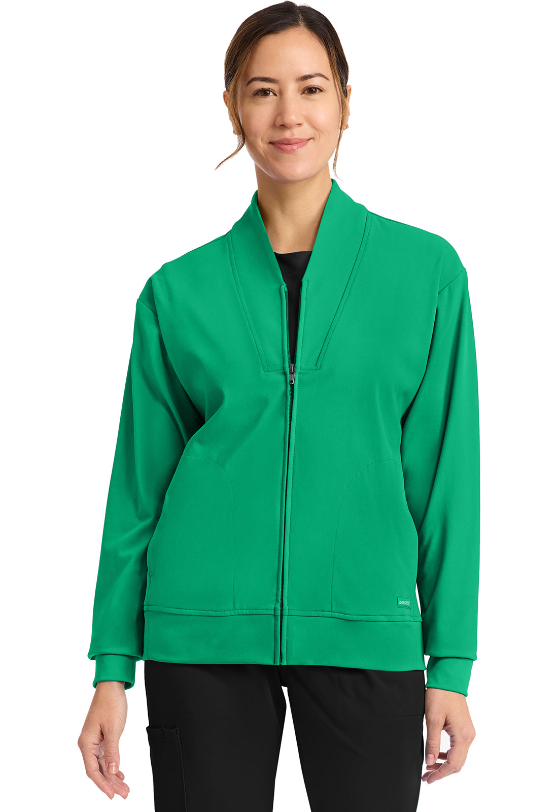 Cherokee Achieve Women's CK353 Women's Zip-Up Warm-Up Jacket – The ...