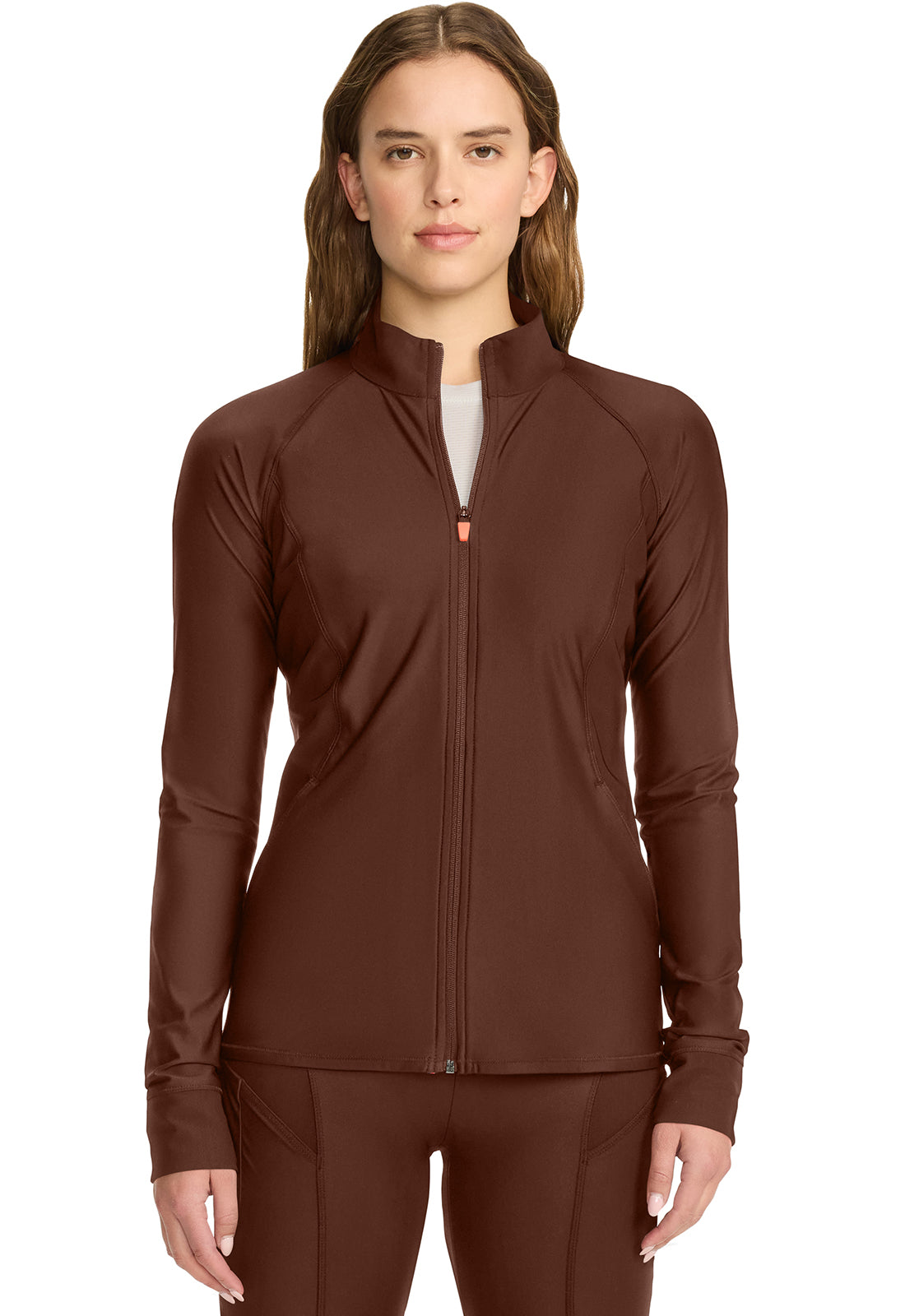 Cherokee Infinity Kinetic Women's IN337A Women's Raglan Zip Front Jack ...