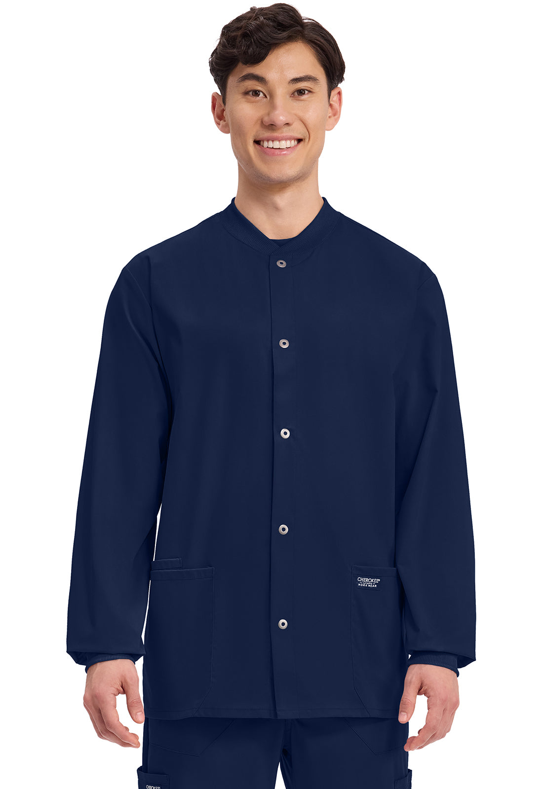 Cherokee WW Professionals Men's WW360 Men's Snap Front Jacket – The ...